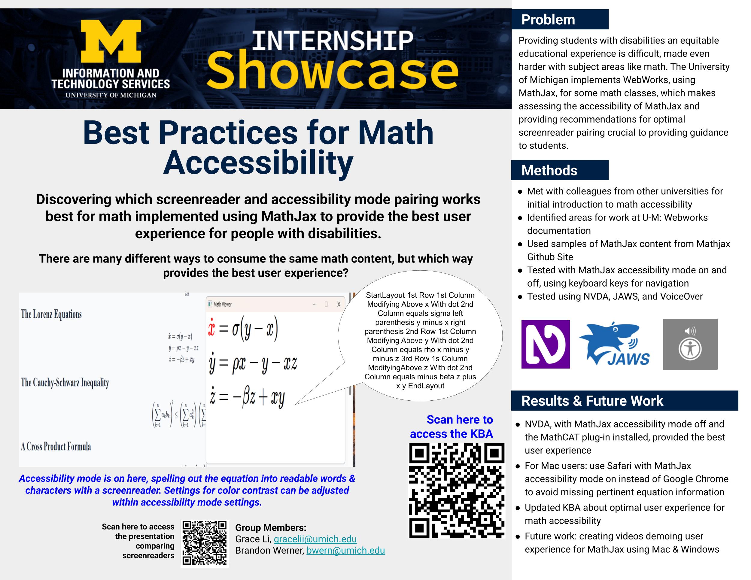 2025 ITS Internship Program Showcase | ITS Summer Internship Program